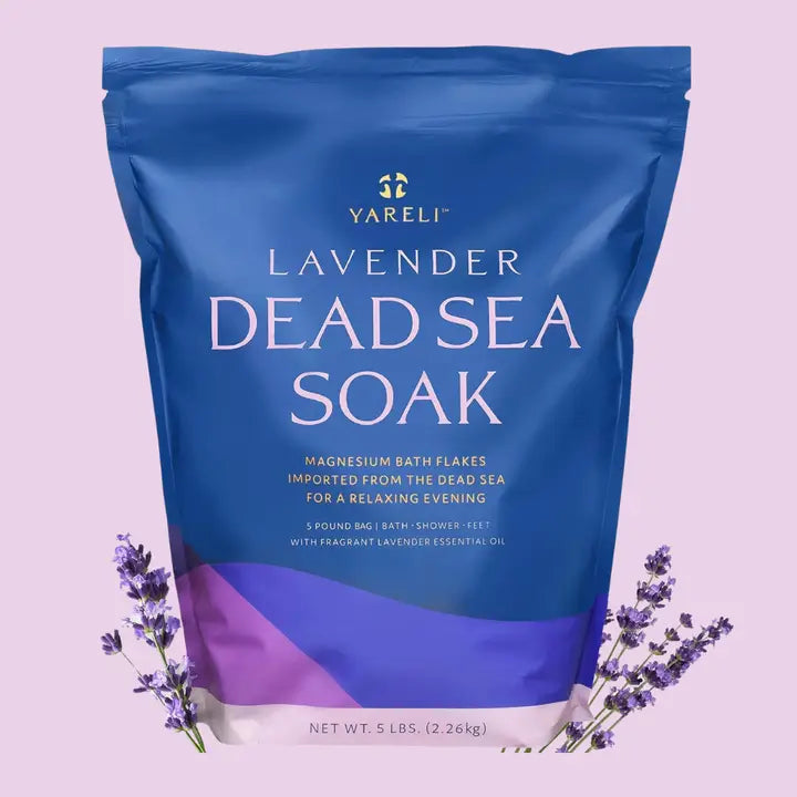 Lavender Dead Sea Magnesium Bath Flakes – Jules Stone Live Beautiful